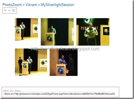 Explore .NET with Vikram Pendse: DeepZoom with PhotoZoom and Silverlight.live.com